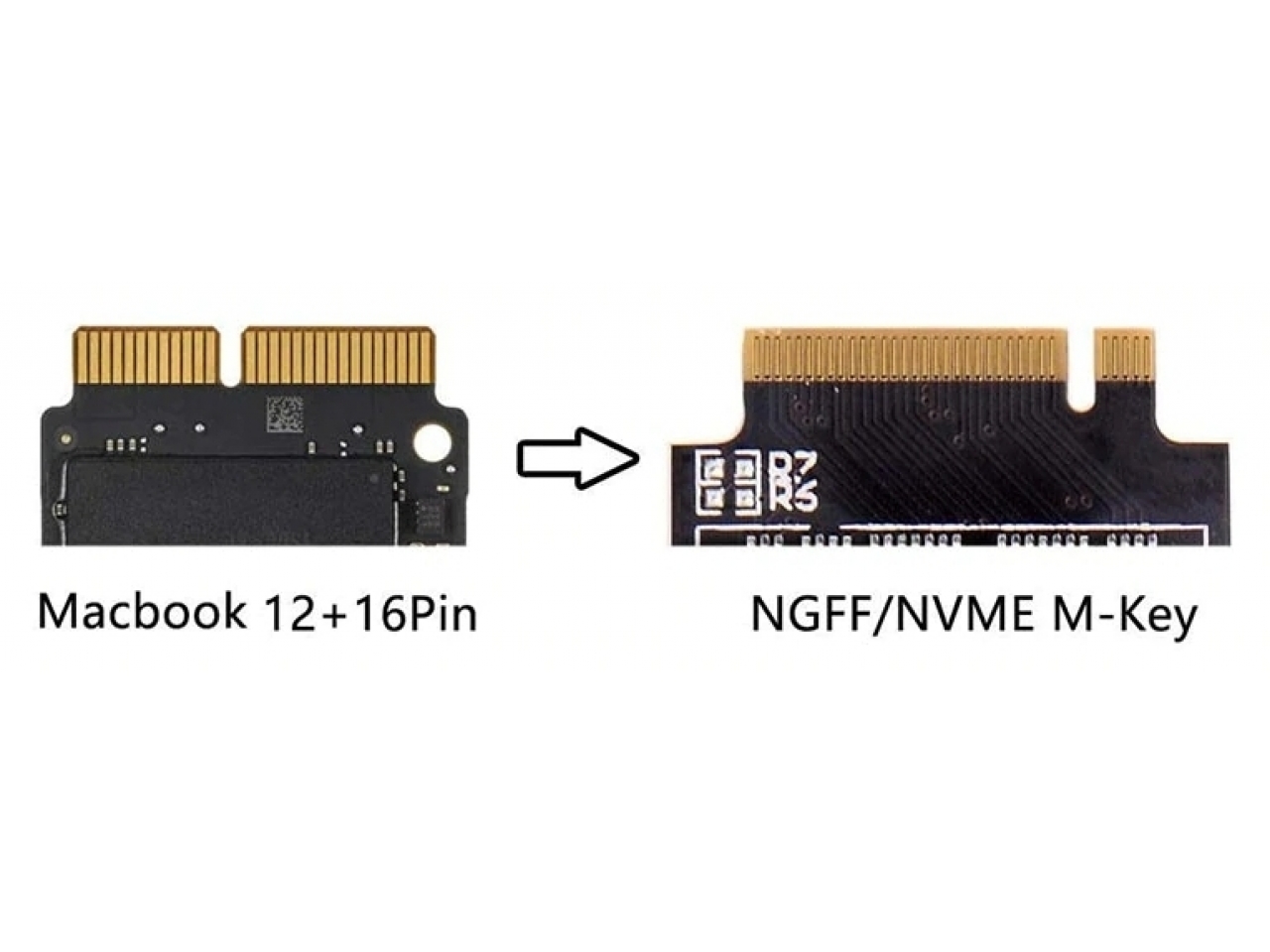 MacBook SSD M.2 NVME Adapter für Original Apple SSD 12+16 pin online ...